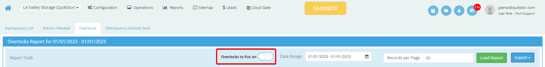 Report: Overlocks – QuikStor