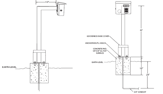 Mounting Keypad to Gooseneck – QuikStor