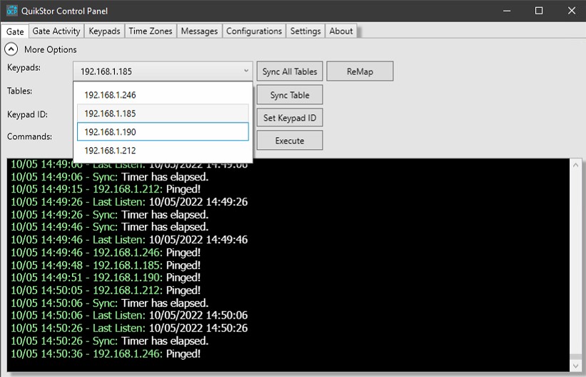 QuikStor Control Panel - Operations – QuikStor