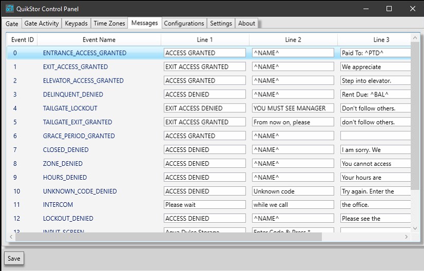 QuikStor Control Panel - Operations – QuikStor